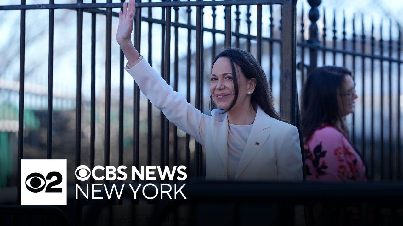 María Corina Machado meets with President Trump at White House