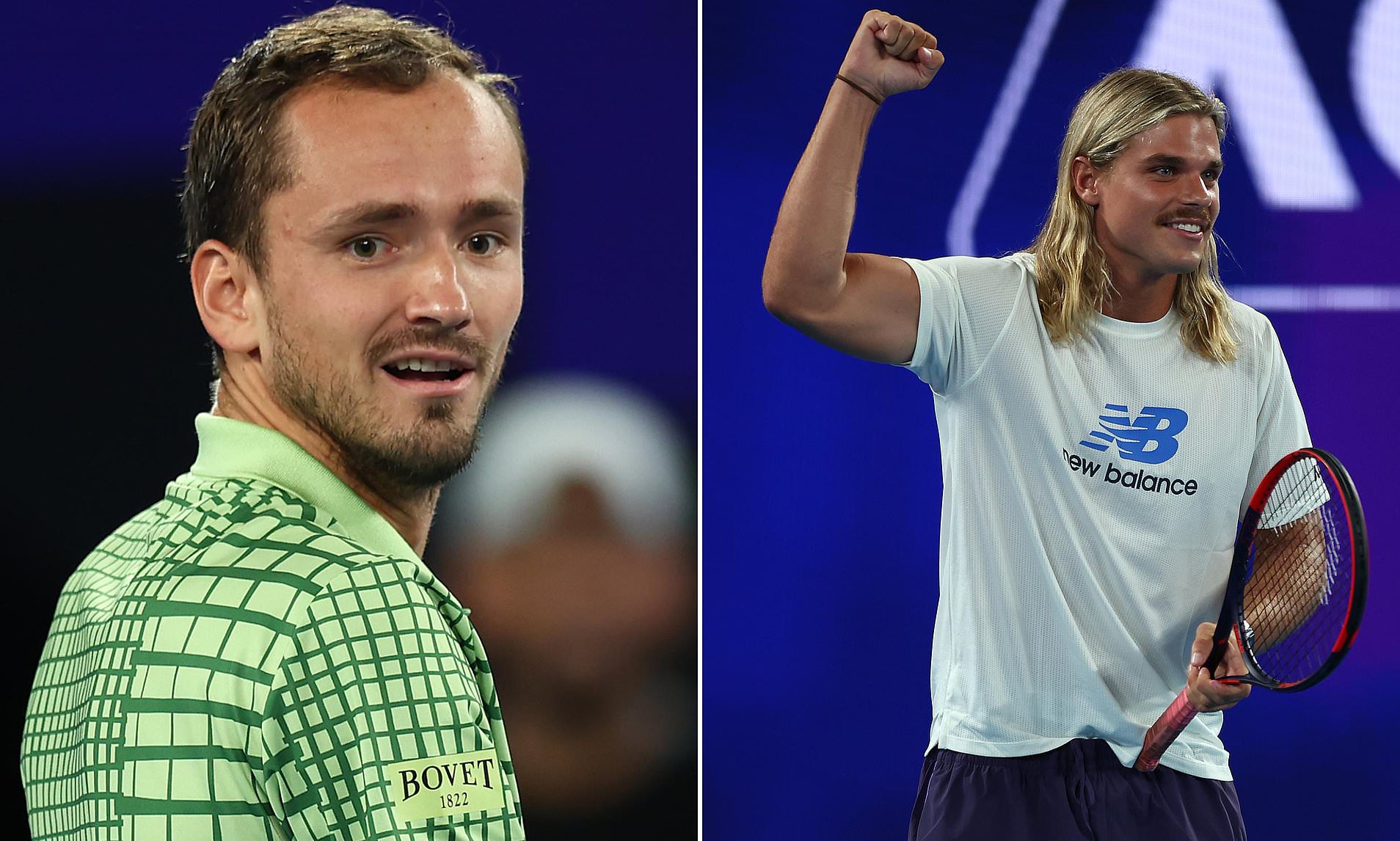 Daniil Medvedev 'rates' footy heartthrob Bailey Smith's tennis skills ...