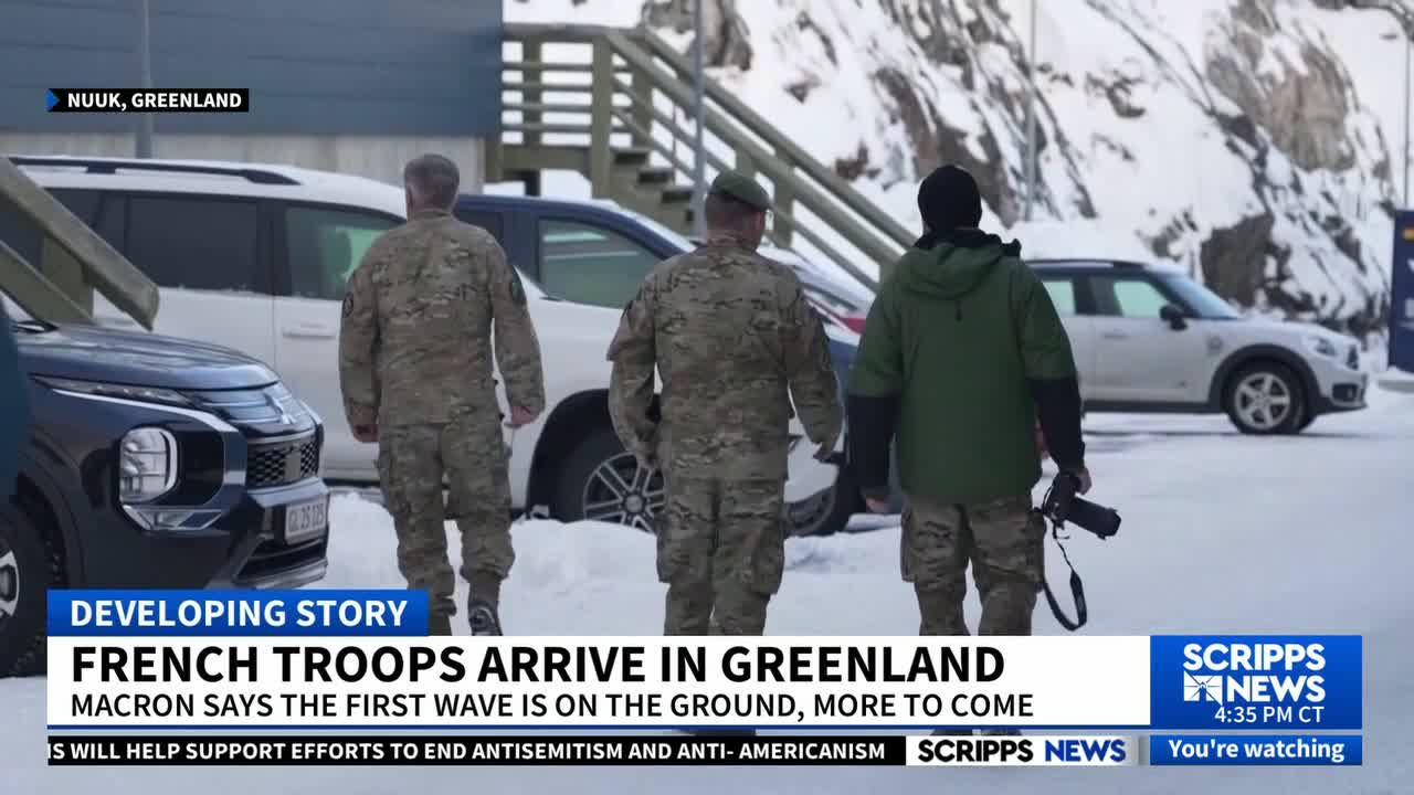 French troops arrive in Greenland