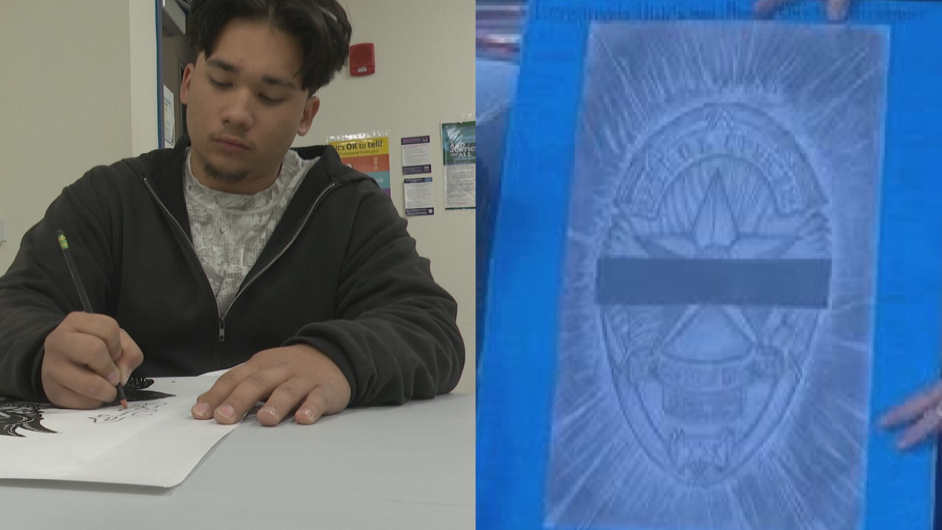 High school senior in Copperas Cove uses art skills to honor fallen ...