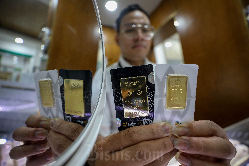 Harga emas UBS & Galeri 24 di Pegadaian hari ini 16 Januari 2026