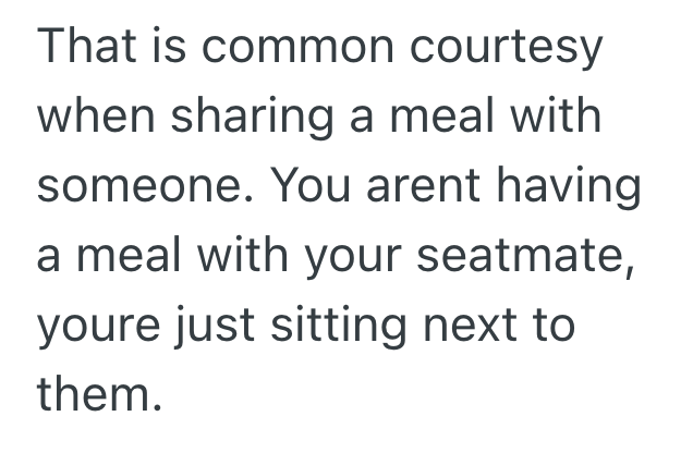Vegetarian flight passenger gets his meal first, and another passenger ...