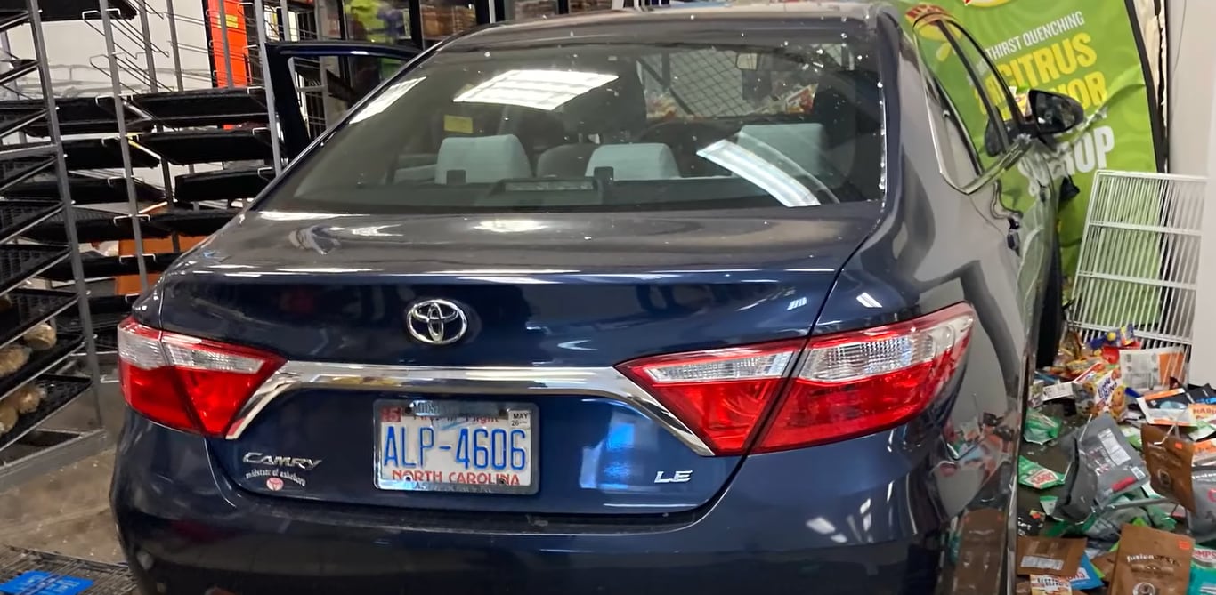 Man arrested after car rams into BargainMax store at Eastridge Mall