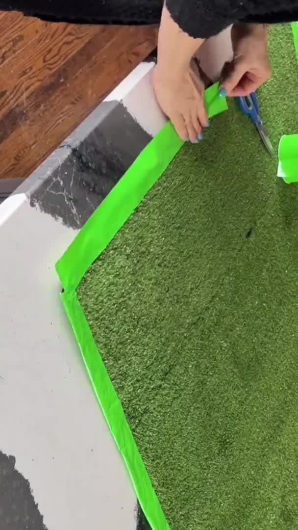 Cut up an old football...