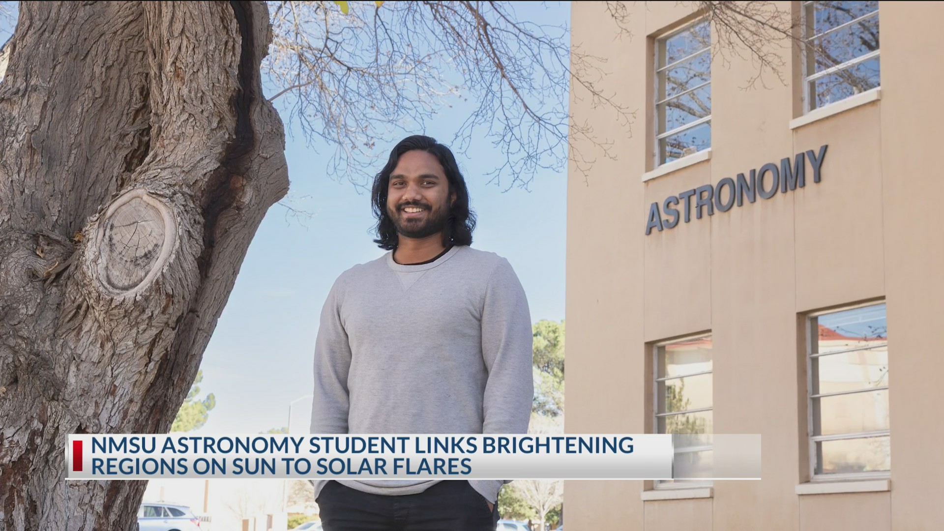 NMSU astronomy student links brightening regions on the sun to early ...