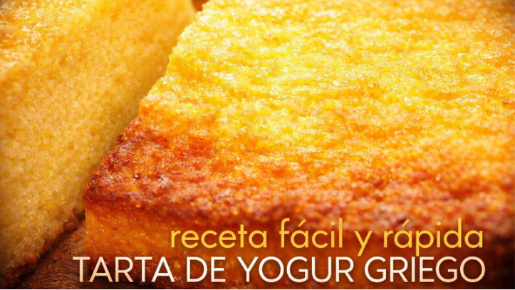 Tarta de yogur griego con solo 4 ingredientes