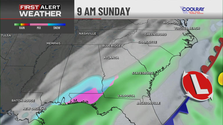 First Alert Weather: Winter storm could bring snow to parts of north ...
