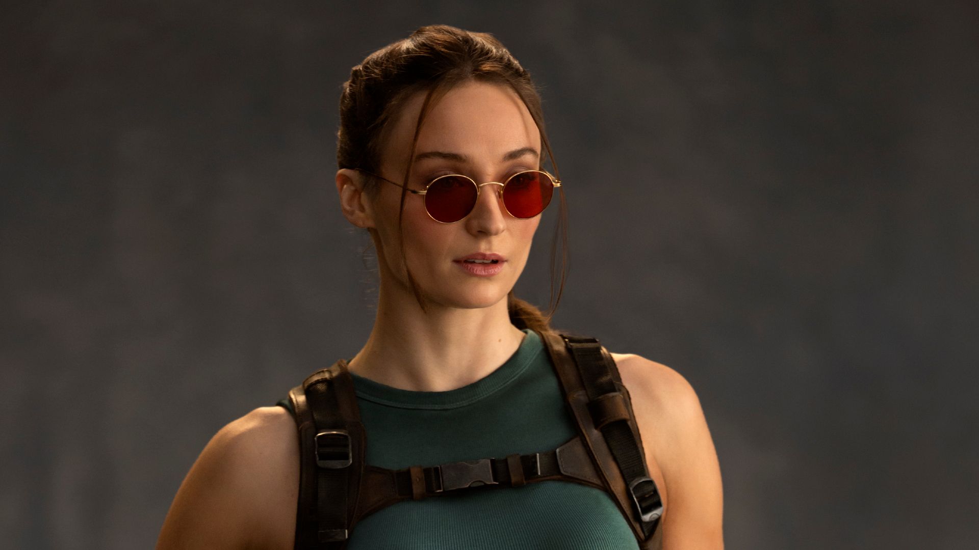 Photo of Sophie Turner's Lara Croft in Tomb Raider released by Prime Video
