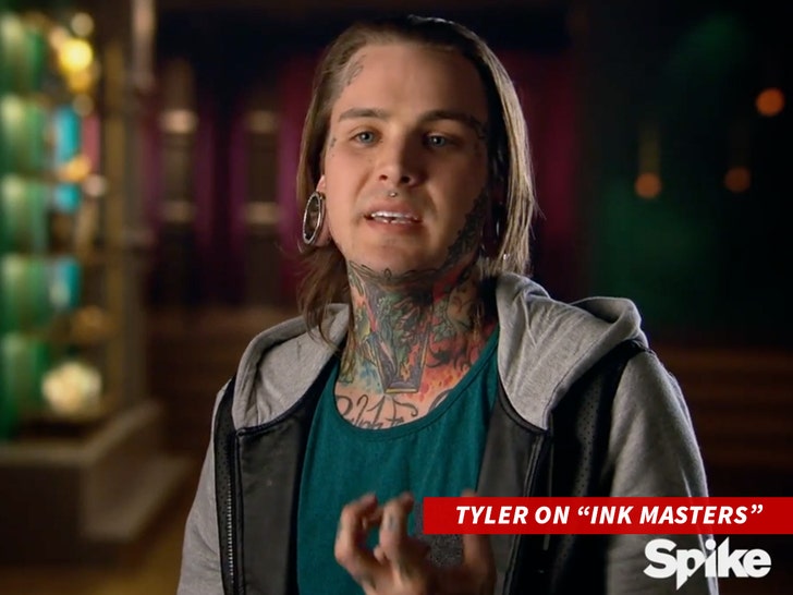 'Ink Master' star Tyler Nolan arrested for allegedly manhandling girlfriend