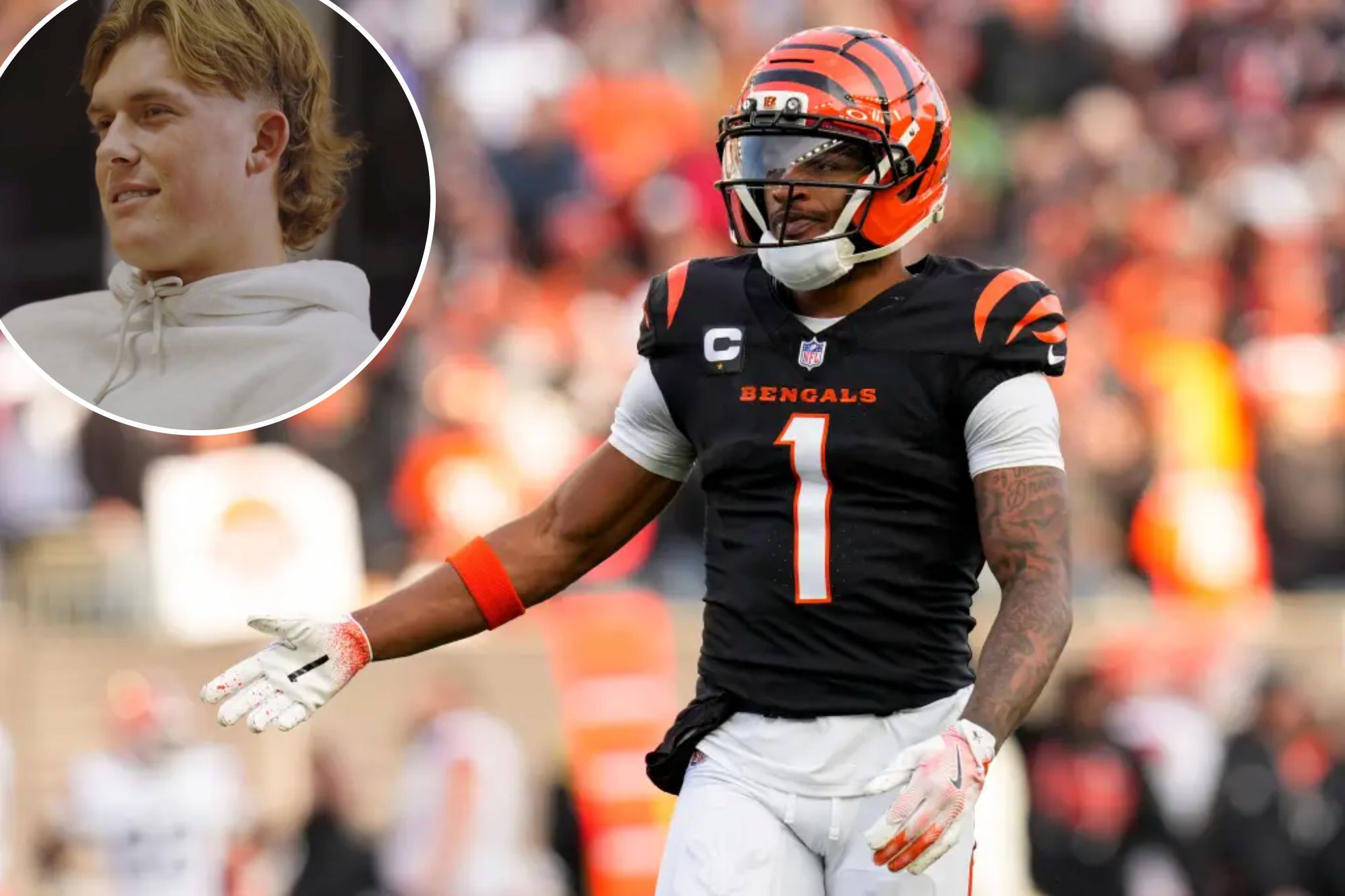 Jaxson Dart would love to have Ja’Marr Chase team up with Malik Nabers ...