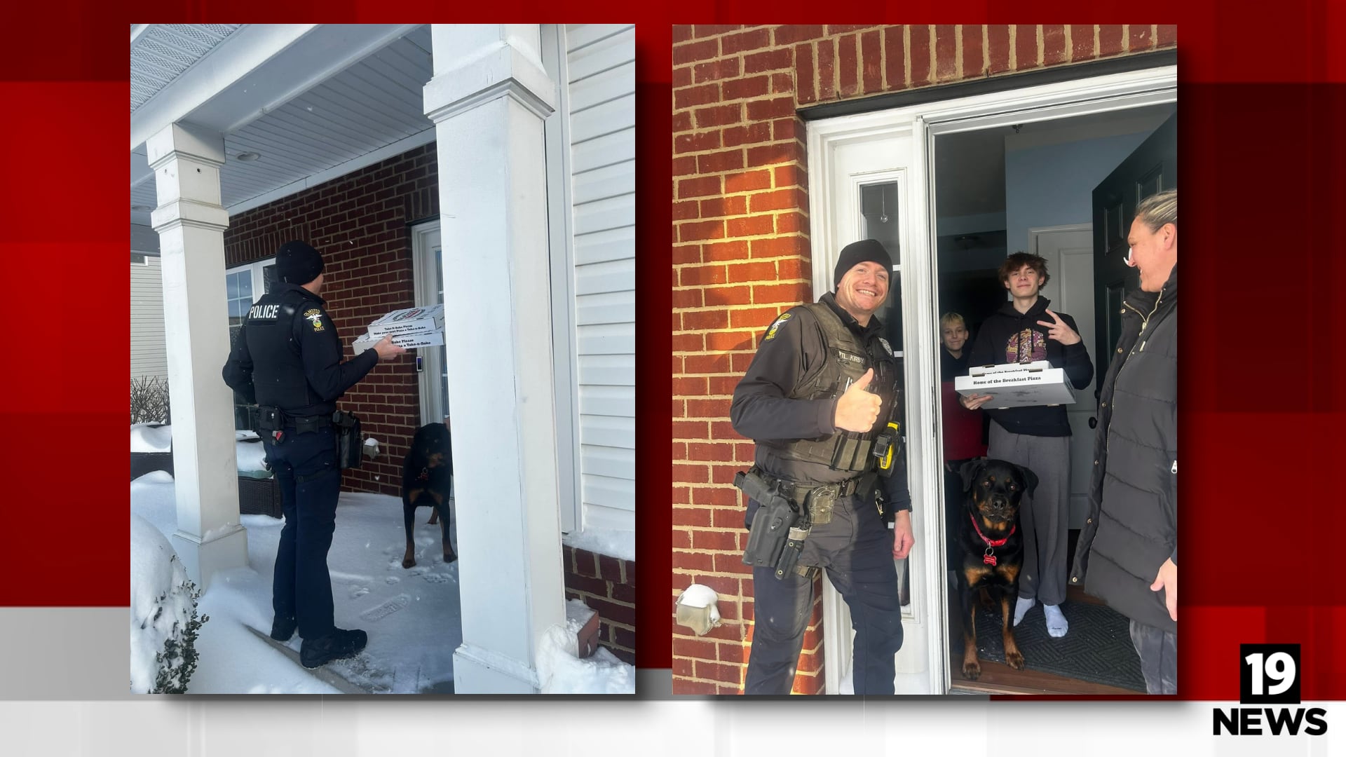 Olmsted TWP police officer plays pizza delivery driver and saves the ...