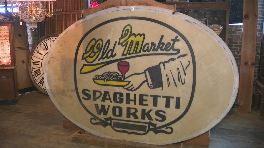 Old Spaghetti Works mementos being sold off, space remains vacant