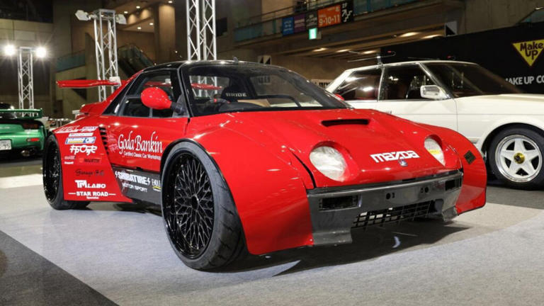 World’s least powerful gullwing door sports car finally gets the rotary ...