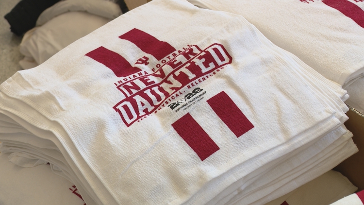 'Never Daunted' rally towels handed out to thousands of IU fans ahead ...