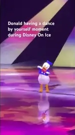 Donald Duck dances at Disney on Ice show