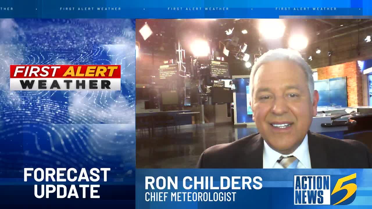 Your first alert to showers tomorrow followed by a cold weekend