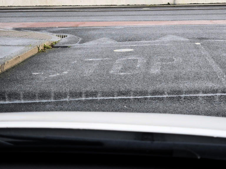 Learner drivers 'failing tests' due to severely faded road markings