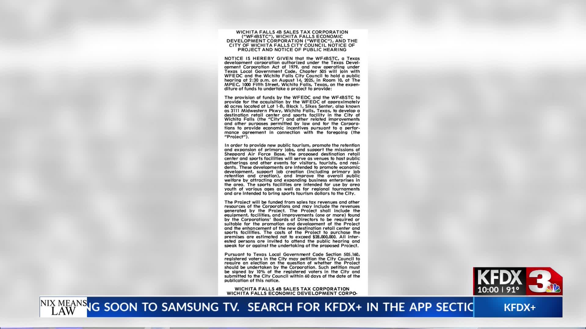 TBNA 2026 - Continuing coverage - New development at Sikes Senter Mall