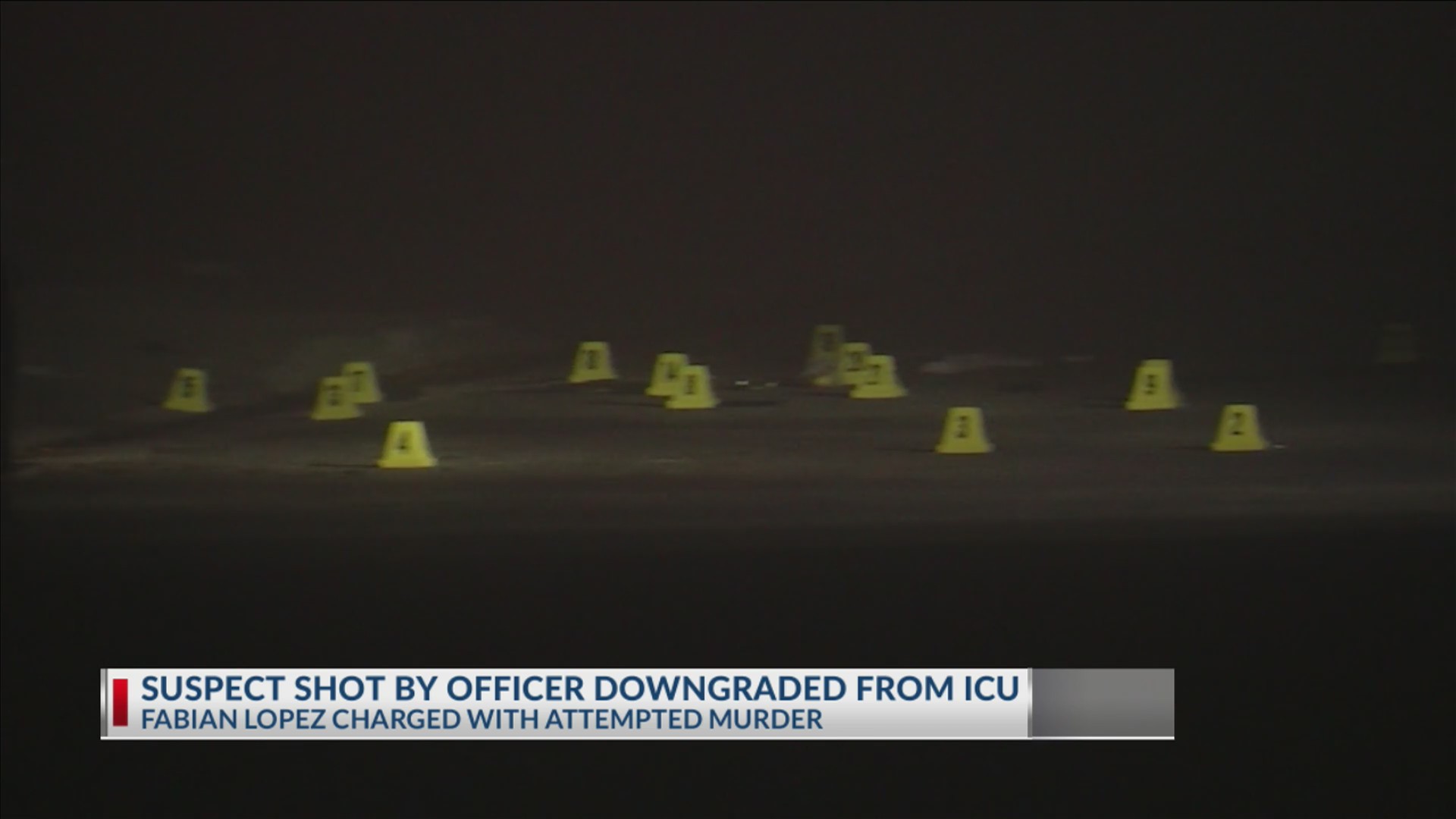 Suspect shot by officer downgraded from ICU