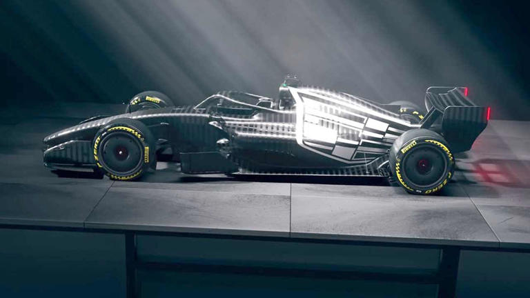 Cadillac unveils special livery for first Formula 1 test