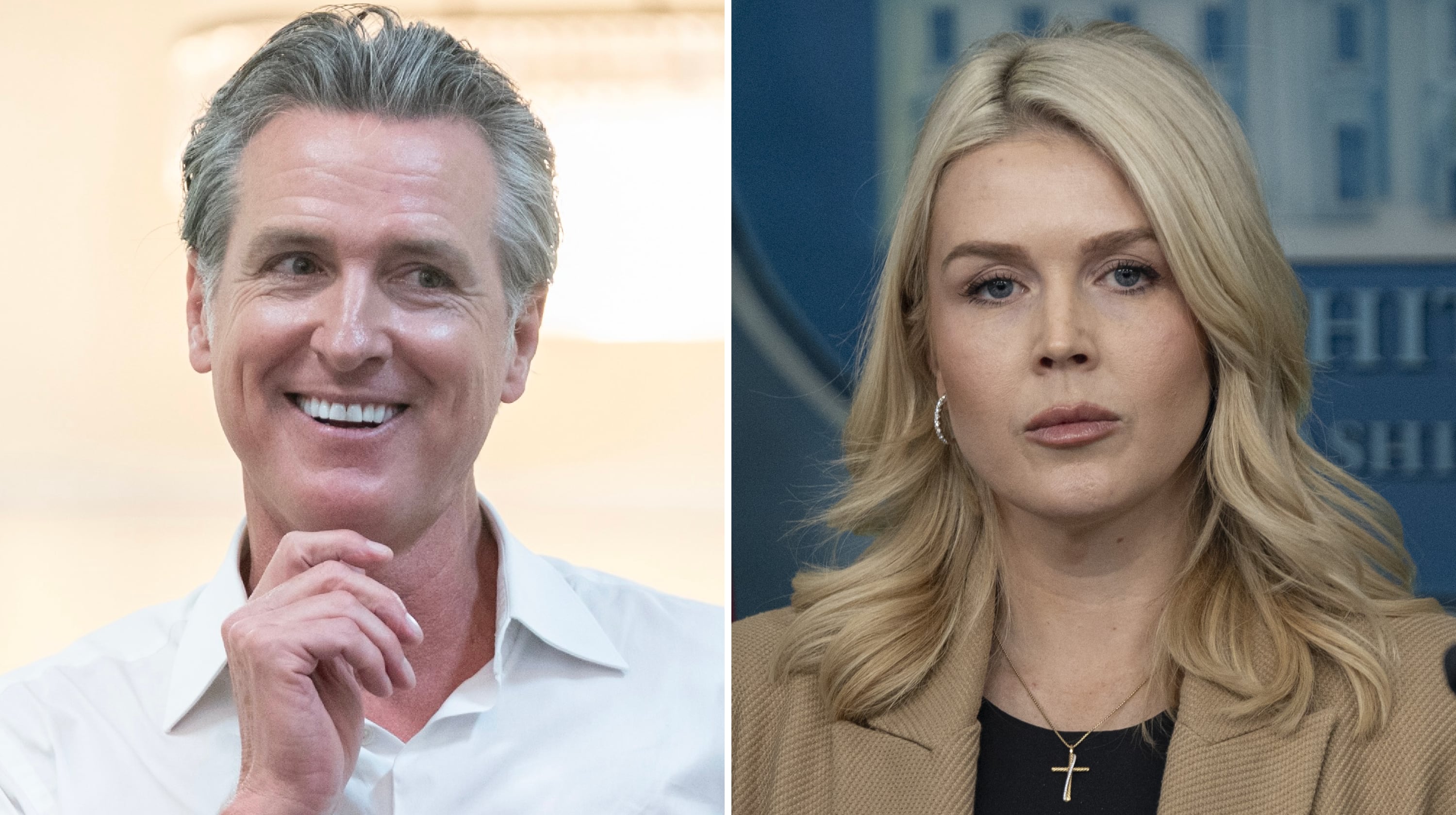 Gavin Newsom compares Karoline Leavitt to ultimate MAGA trigger topic