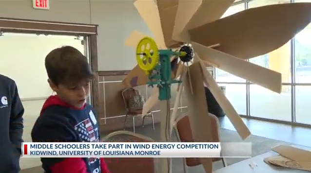 ULM hosts challenge for local middle schoolers to build the best wind ...