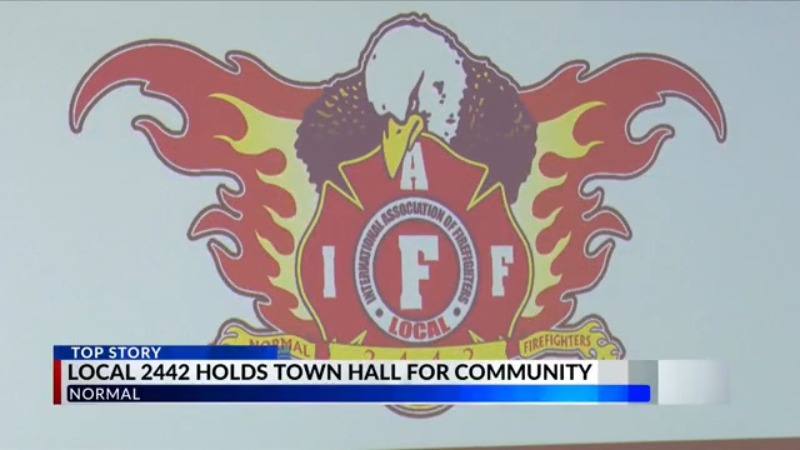 Local 2442 holds town hall for community of Normal