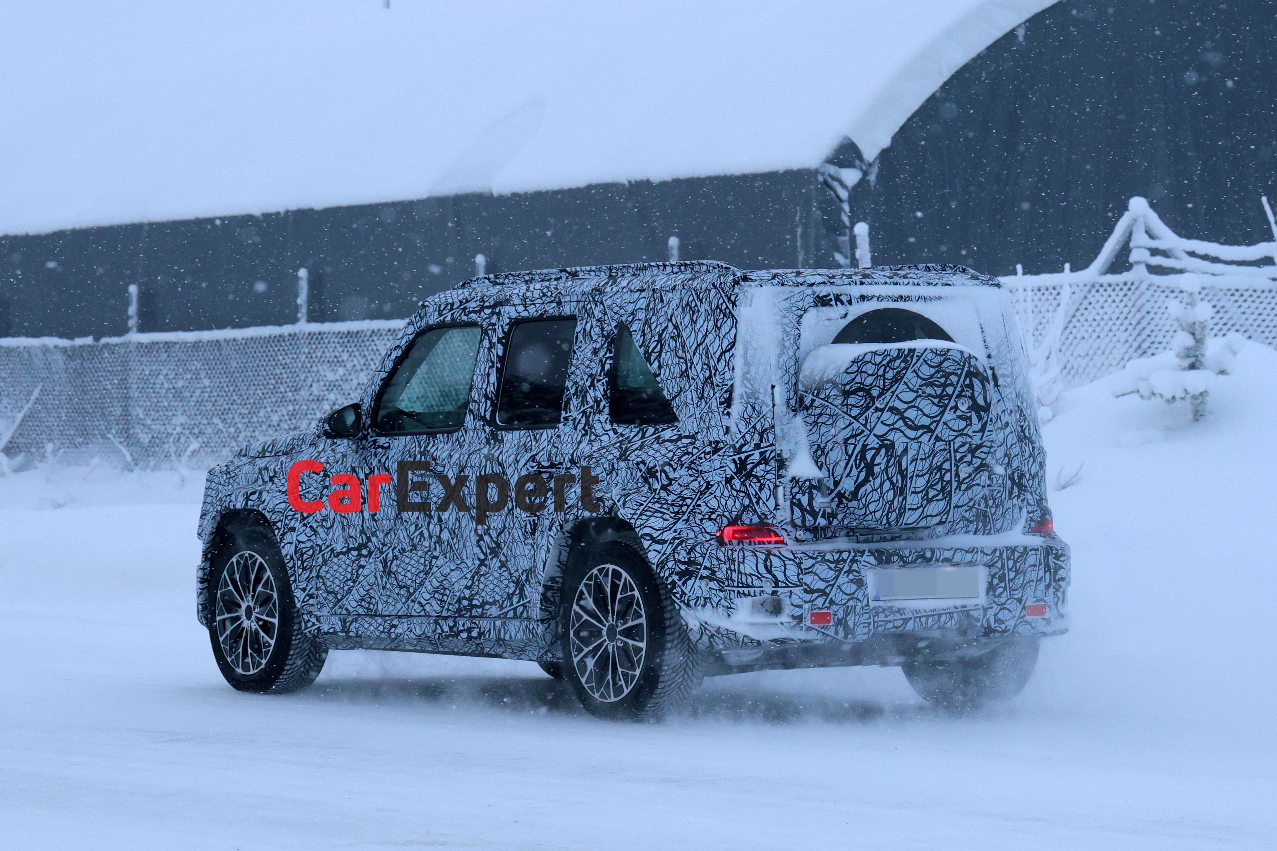 'Baby' Mercedes-Benz G-Wagen EV spied ahead of 2027 launch