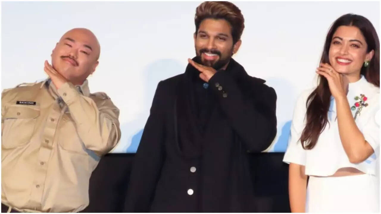 Allu Arjun reciting 'Pushpa 2' dialogue in Japanese sends Tokyo ...
