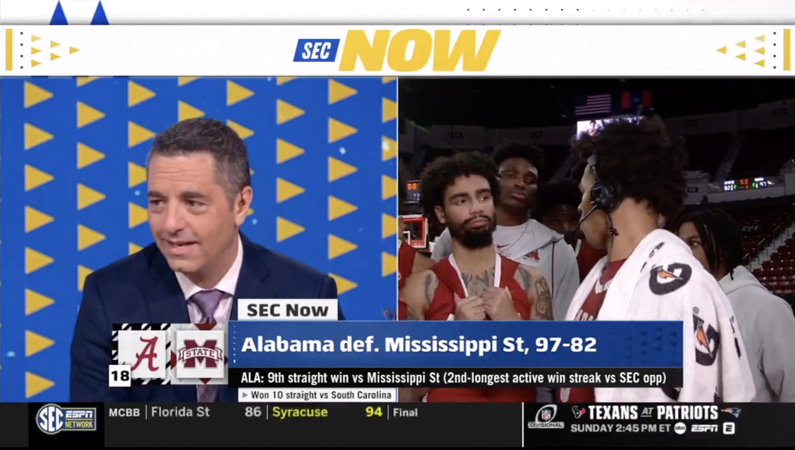 'Dude on TV' has funny interview with Alabama