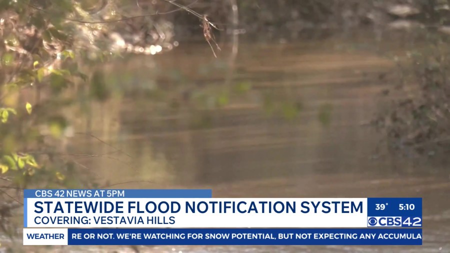 Alabama launching state-wide flooding notification system