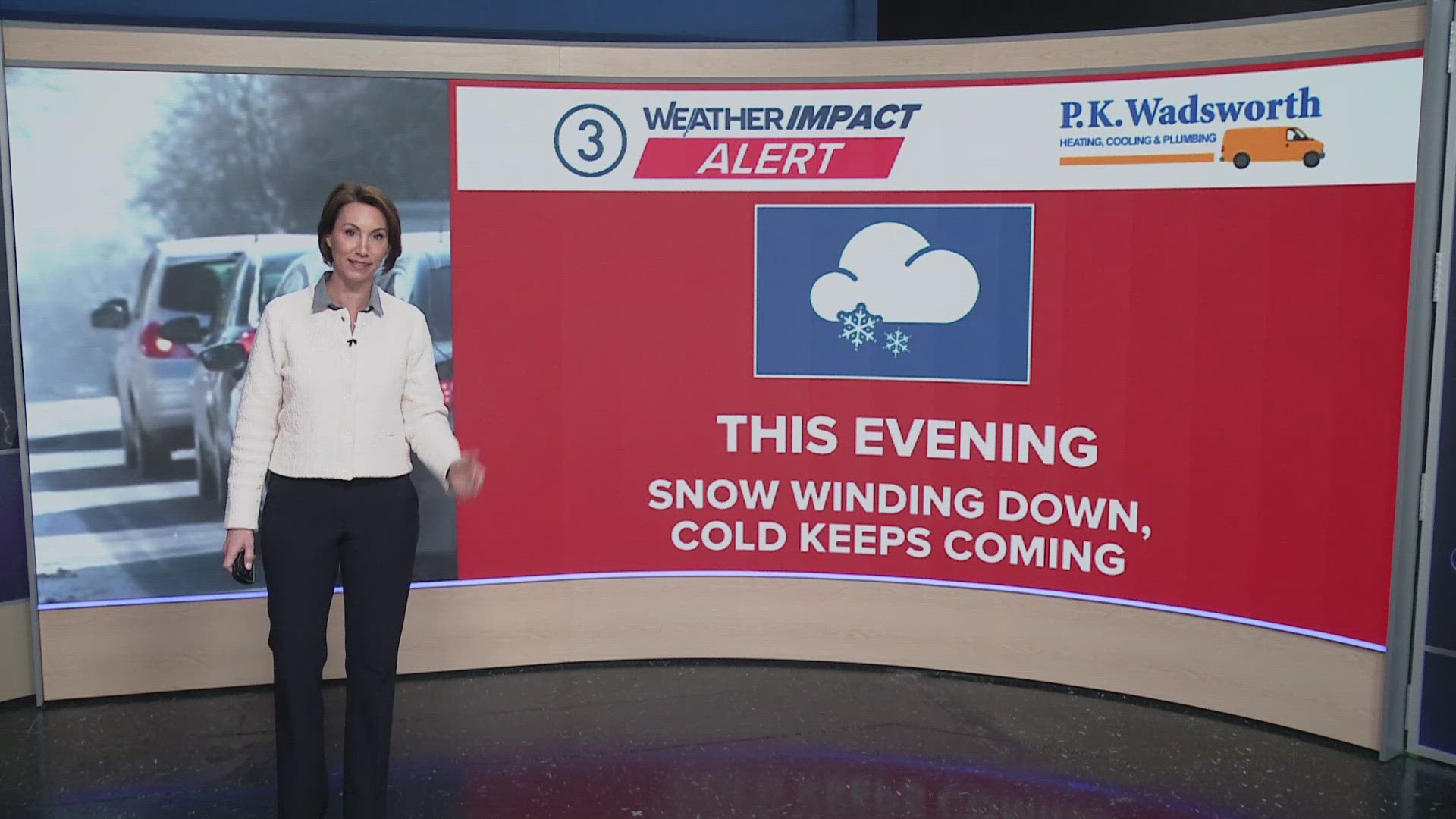 Weather impact team coverage: Heavy snow begins to subside