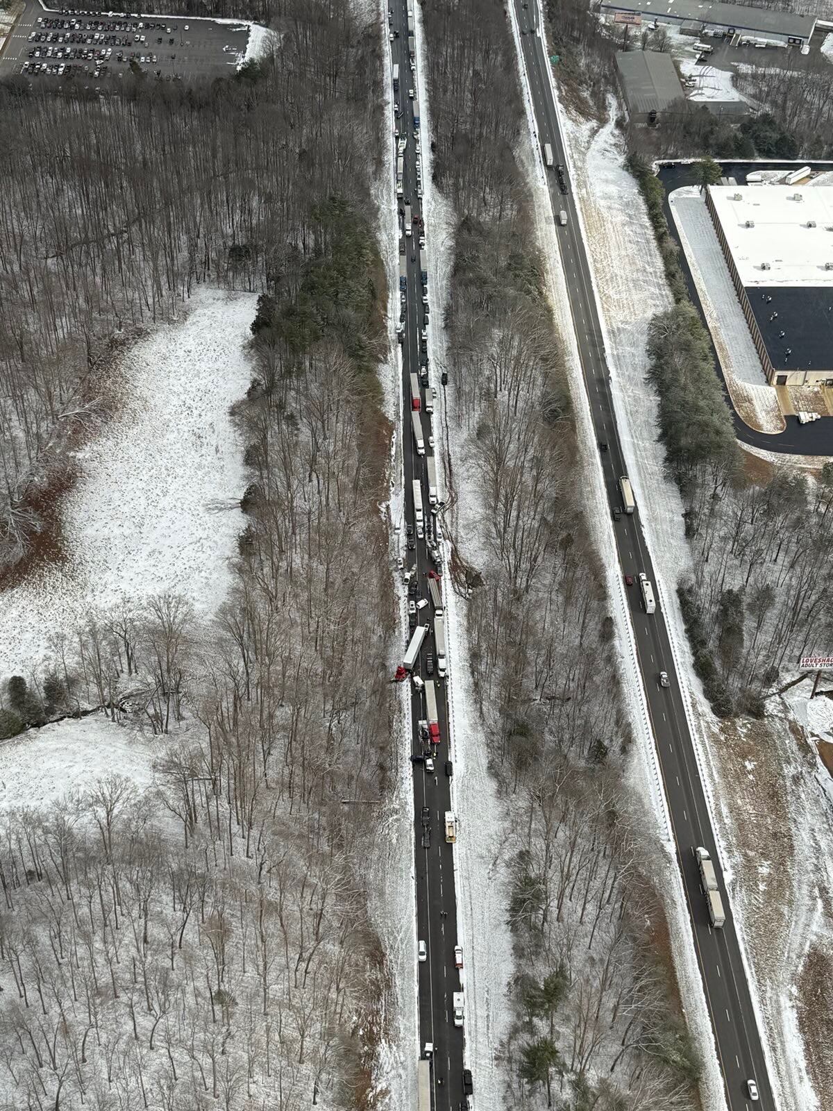 THP says 'sudden snowstorm' caused 11 chain-reaction crashes that shut ...