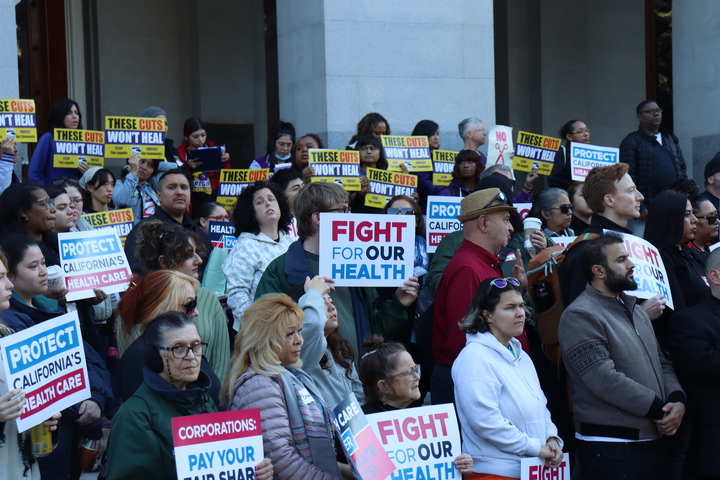 'Fight for our health' rally calls on lawmakers to soften Medi-Cal cuts