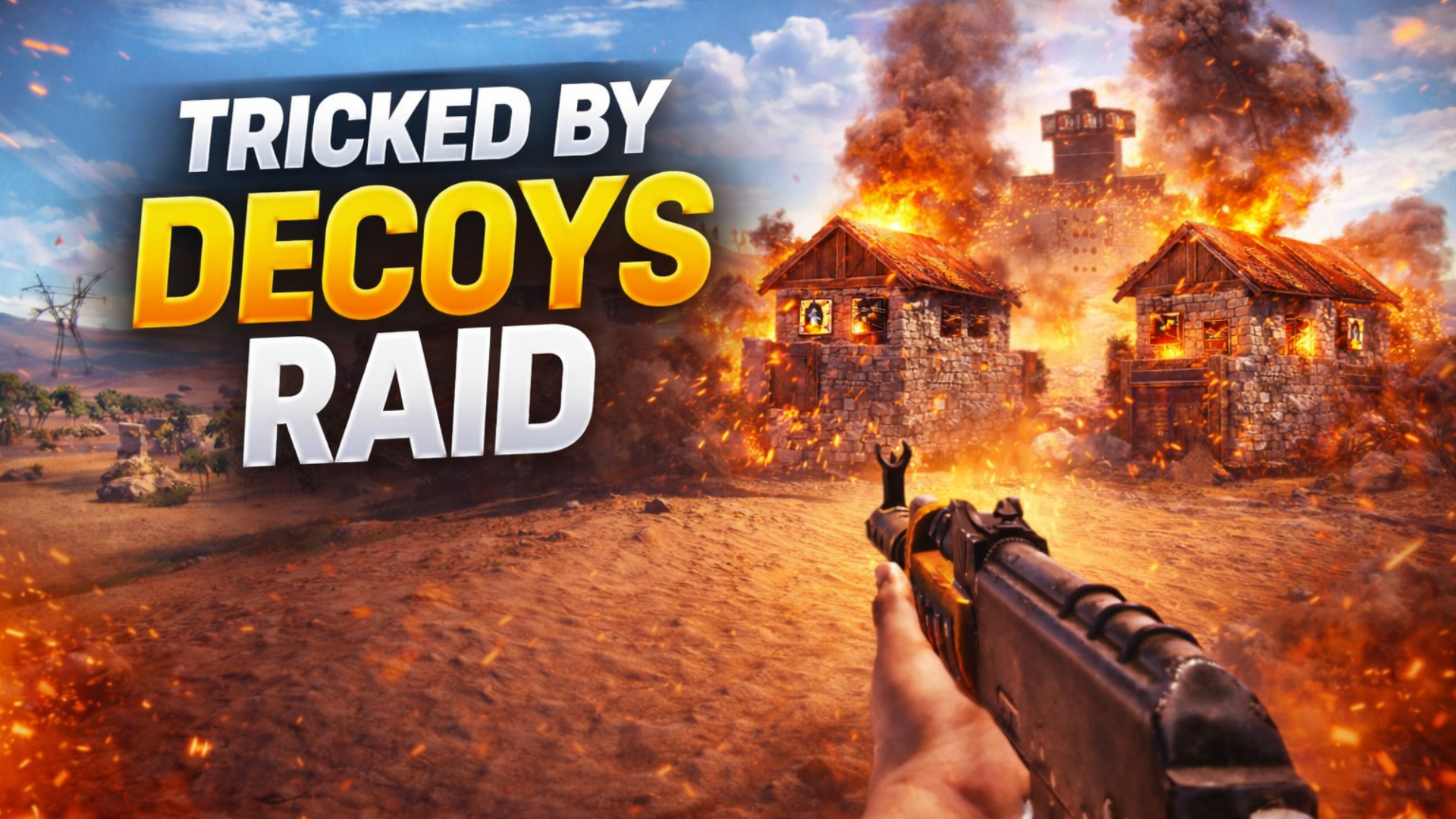 Solo satchel raid on a base full of decoy loot rooms