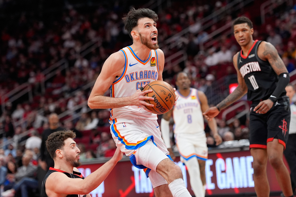 Thunder surge in fourth quarter to defeat Rockets 111-91