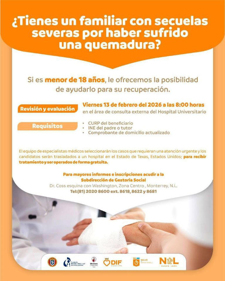 DIF Nuevo León convoca a jornada médica para cirugías reconstructivas ...