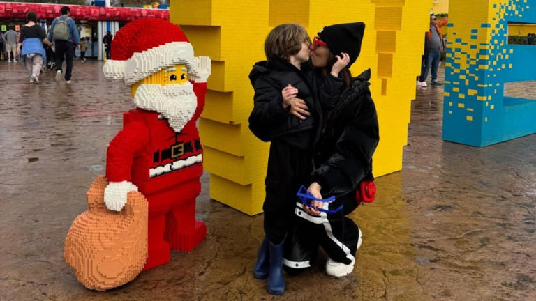 Nikki Garcia defends kissing her 5-year-old son on the lips at theme park