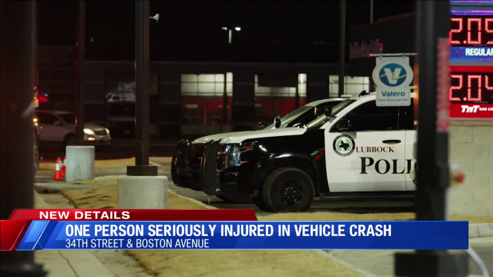 Central Lubbock crash leaves elderly man seriously injured