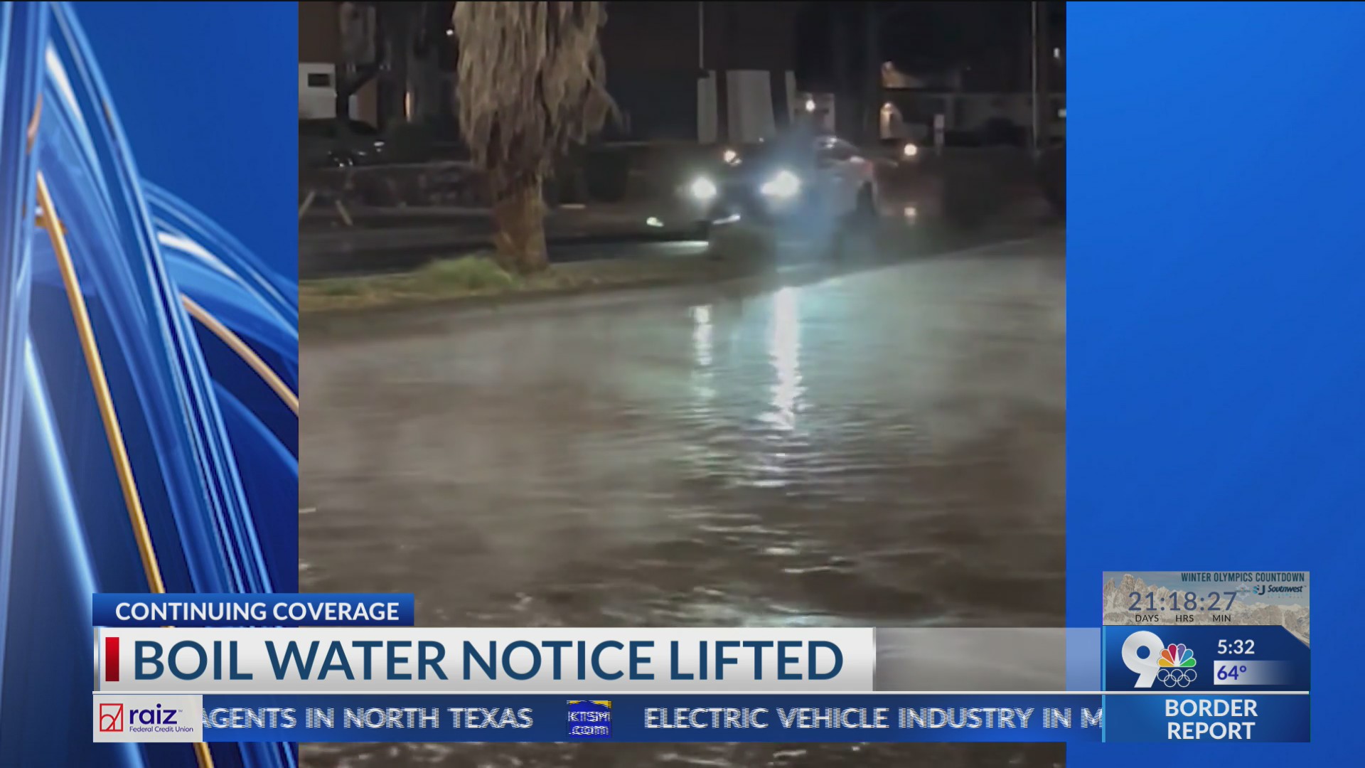 Boil water notice lifted for northeast, central El Paso residents