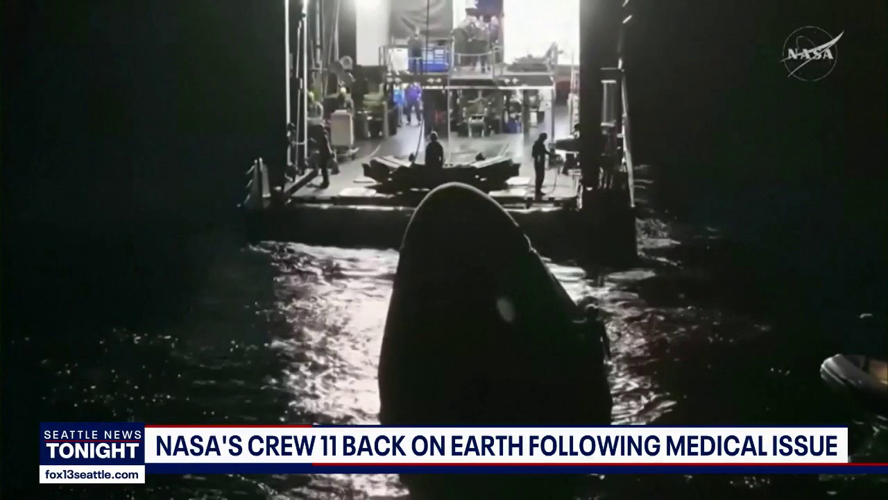 SpaceX capsule returns Crew-11 early after medical issue aboard ISS