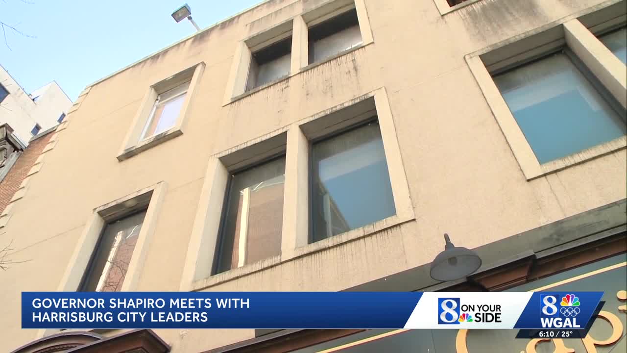 Gov. Josh Shapiro meets with Harrisburg city leaders