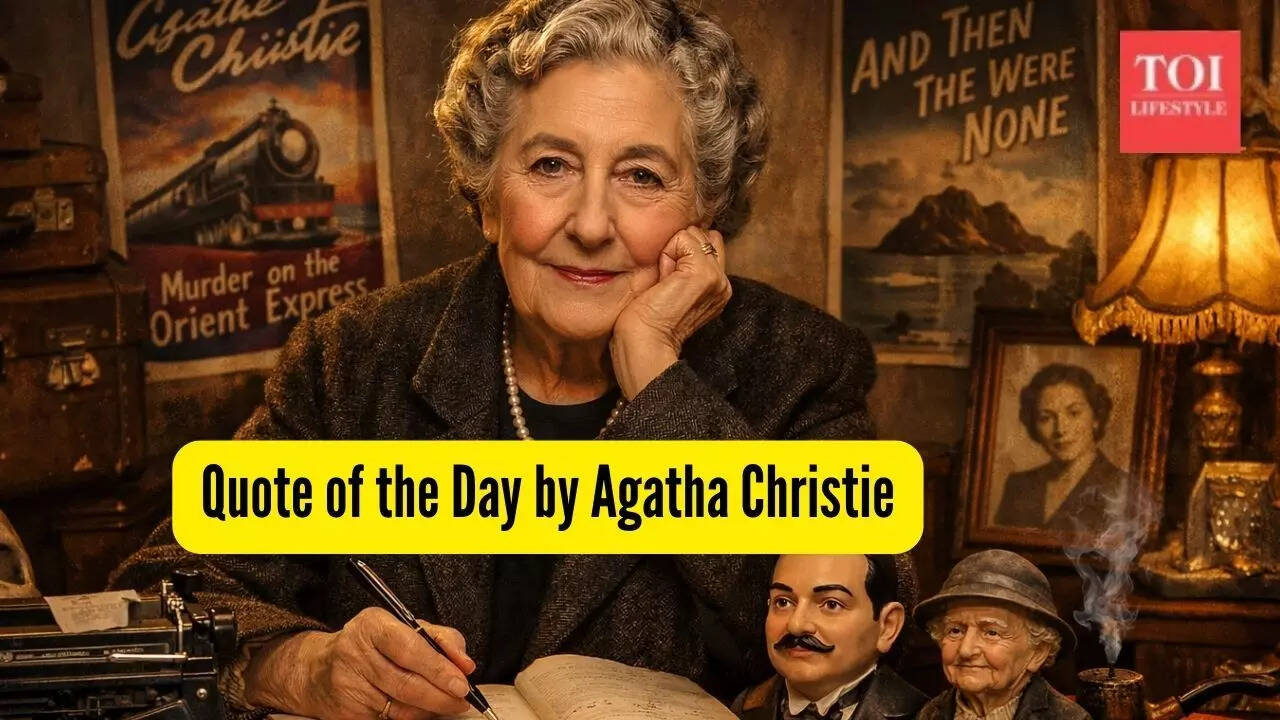 Quote of the day by Agatha Christie: "It is really a hard life. Men ...