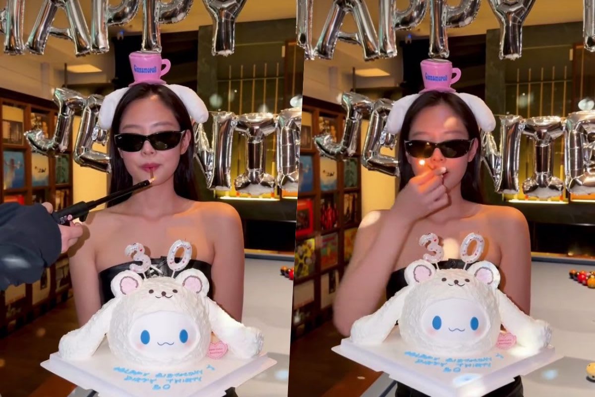 Jennie’s birthday candle moment raises eyebrows after past smoking ...
