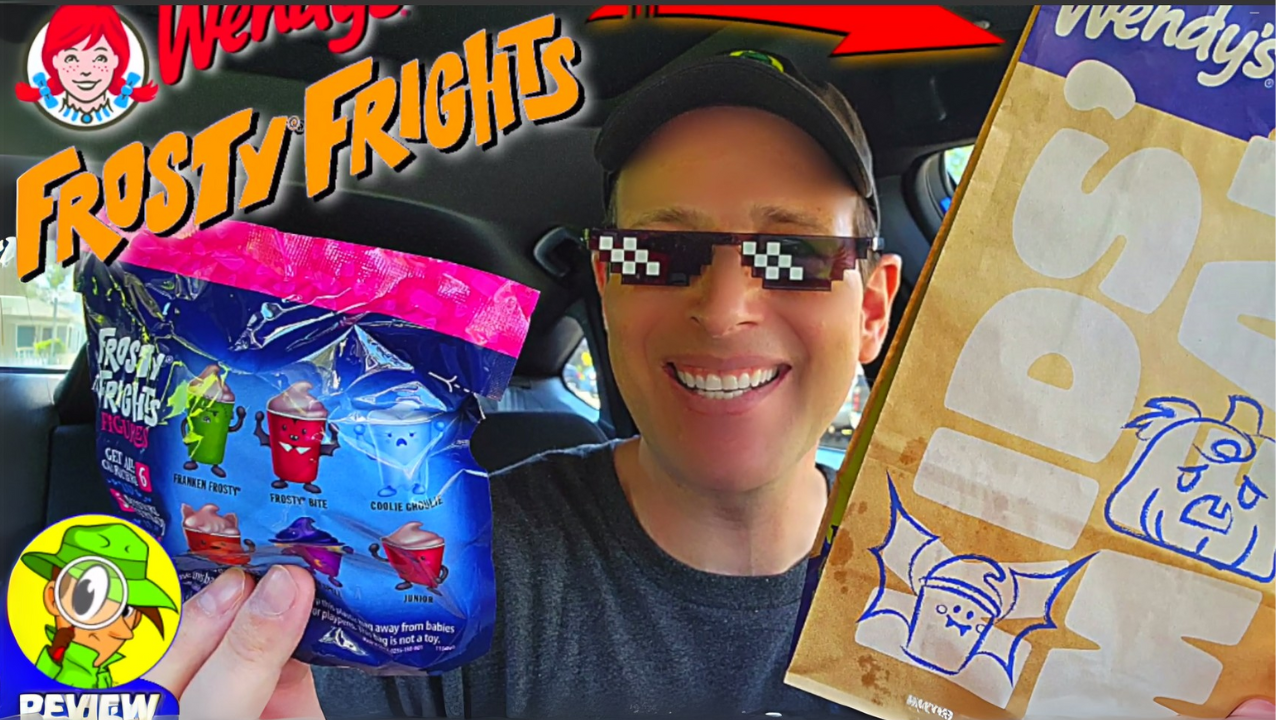 Wendy's Frosty Frights Kids' Meal review which toy did I get? Peep this ...
