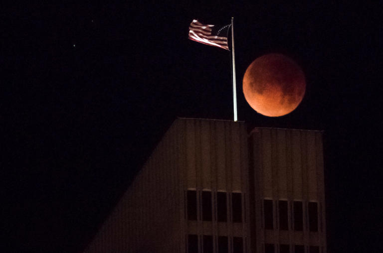 A total lunar eclipse will turn the moon red next month. This is why