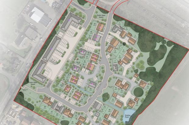 Plans to build 43 homes are curtailed