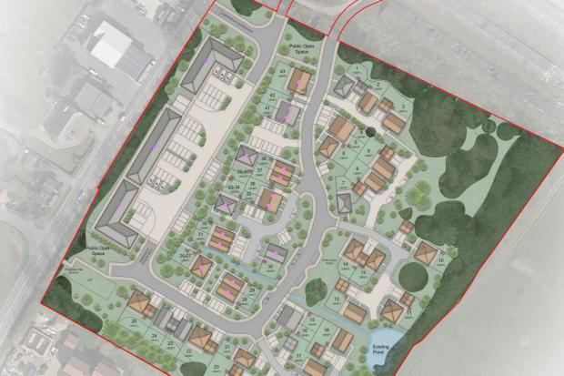 Plans to build 43 homes are curtailed