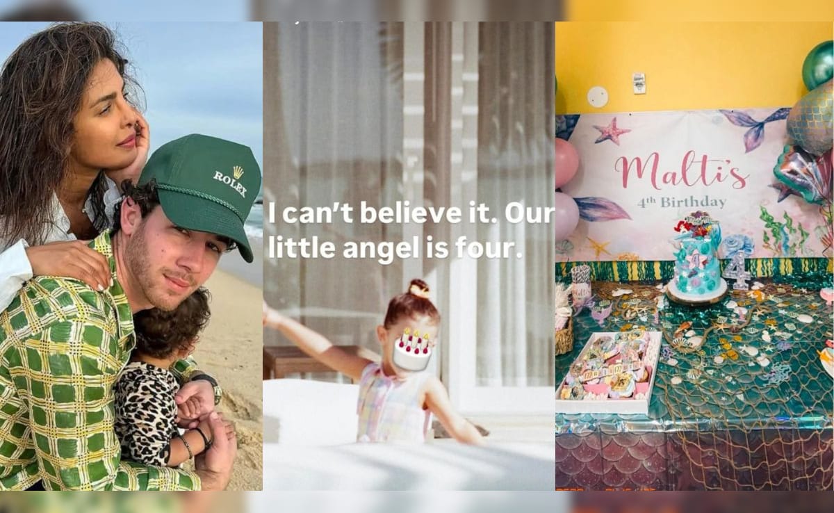 Priyanka Chopra gives sneak peek into Malti's 4th birthday bash, Nick ...