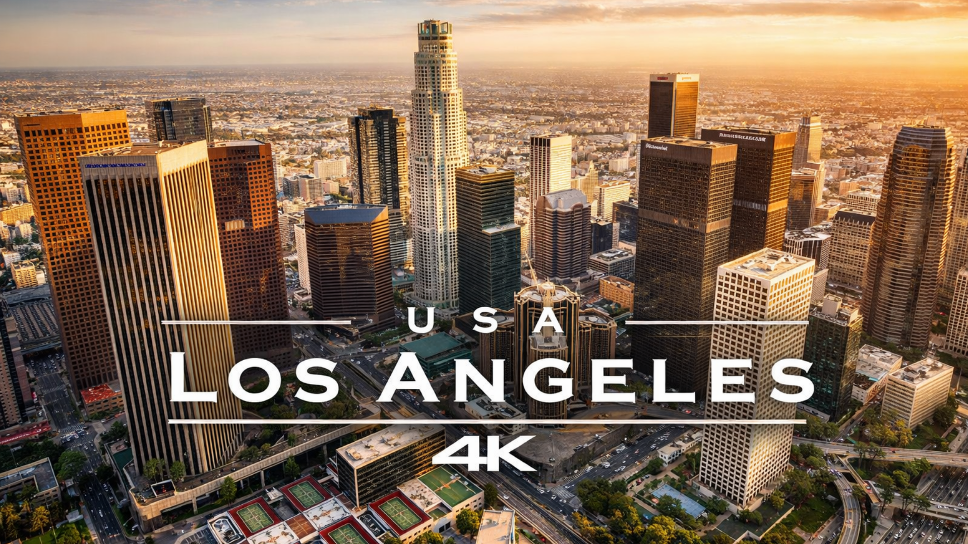 Los Angeles, USA by drone | Stunning 4K aerial views